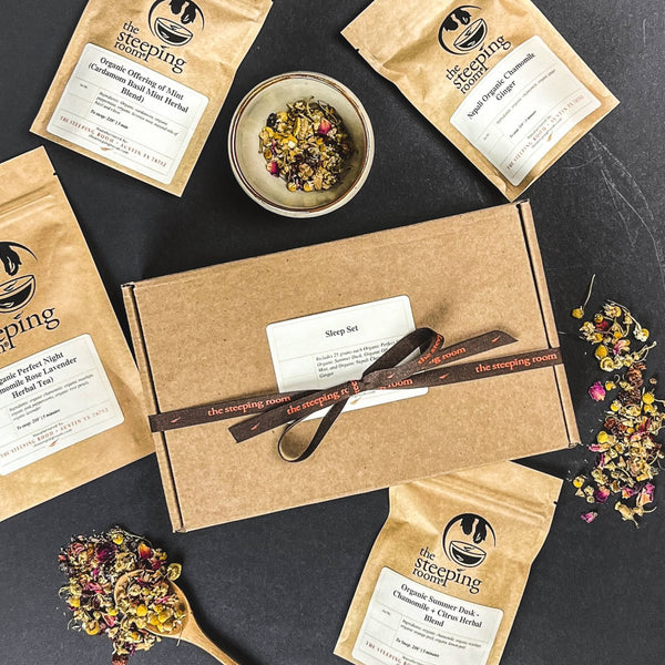 Sleep Set | Teas to Support Healthy Relaxation | The Steeping Room